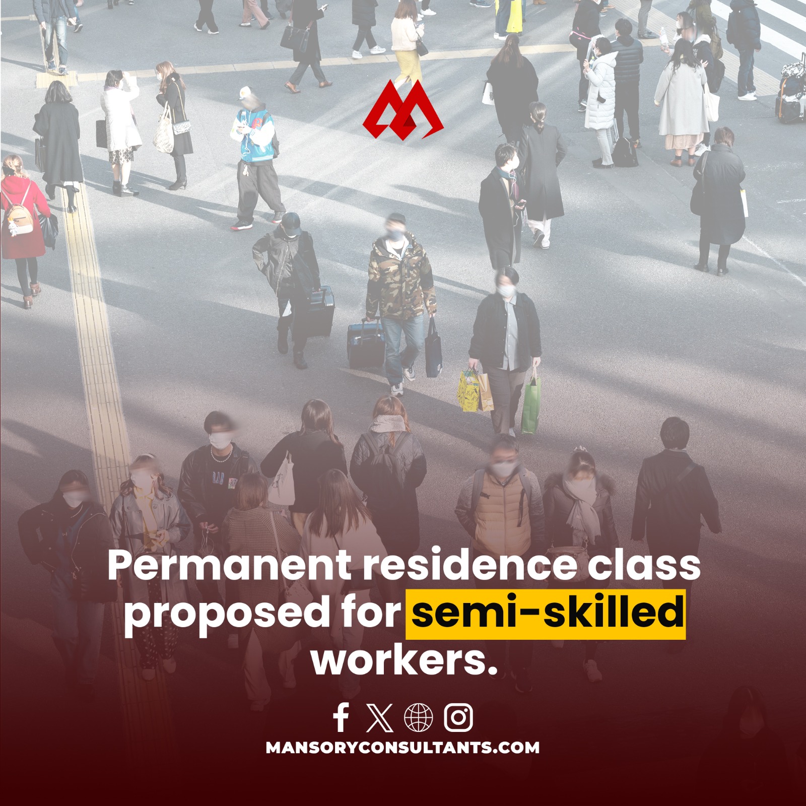 Permanent Residence Class Proposed for Semi-Skilled Workers