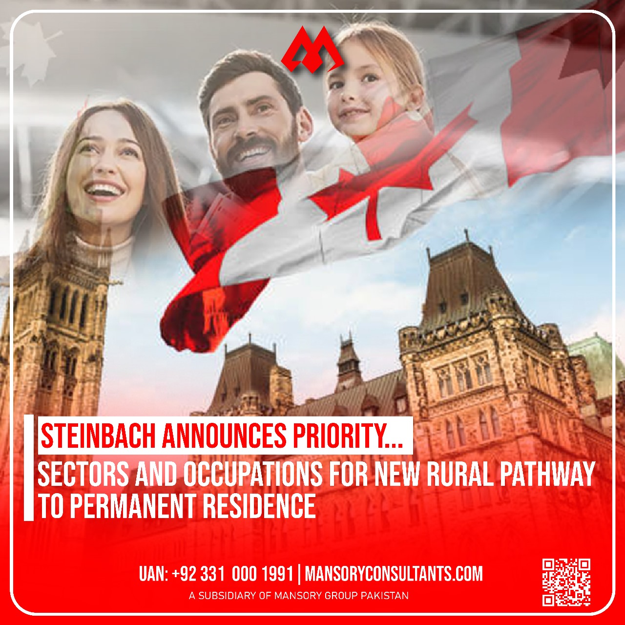 Steinbach Announces Priority Sectors and Occupations for New Rural Pathway to Permanent Residence